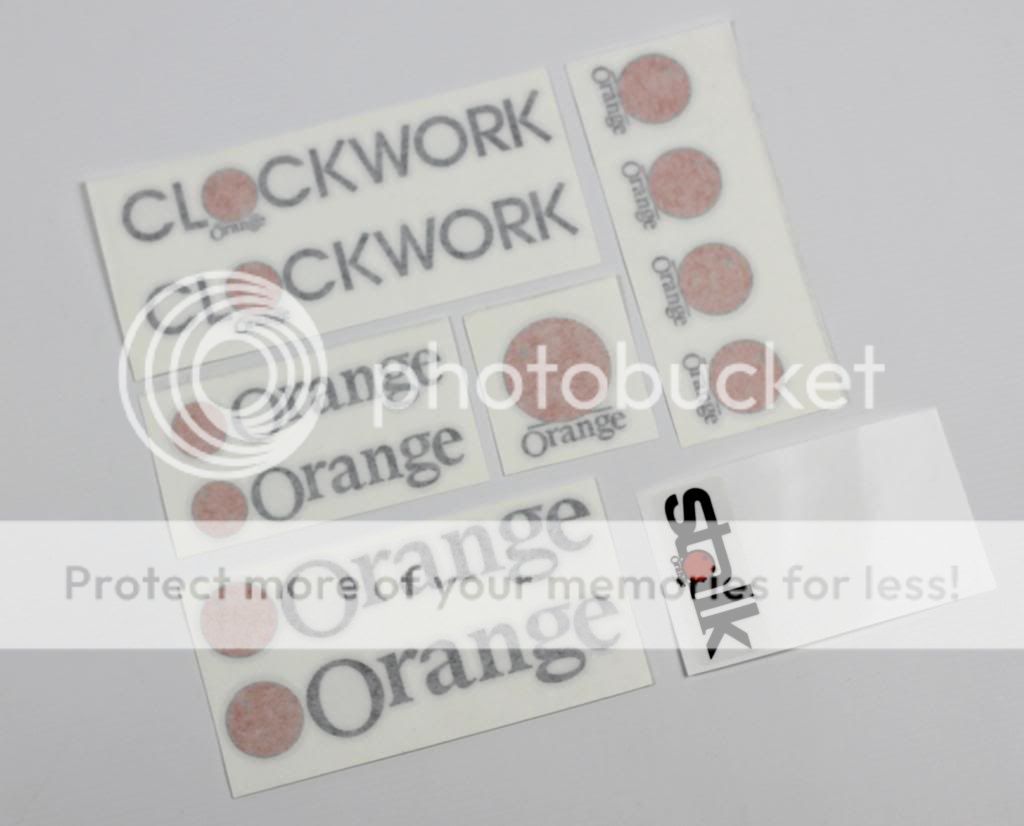 SHIMANO M900/ORANGE DECALS | Retrobike